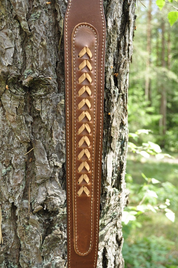 Rifle sling Gun sling Handmade leather gun sling for rifle or | Etsy