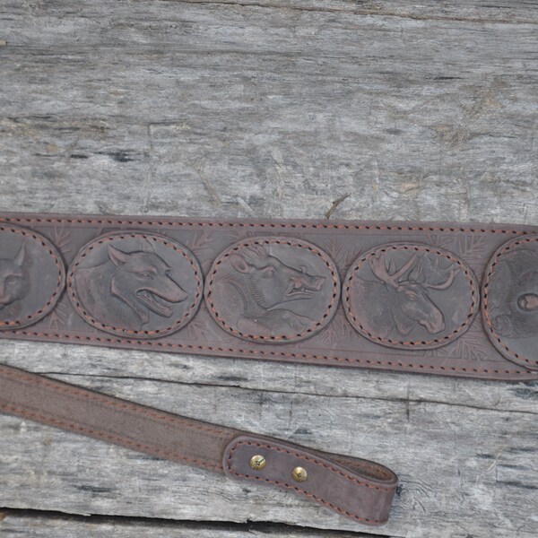 Leather Rifle Sling - Etsy Canada