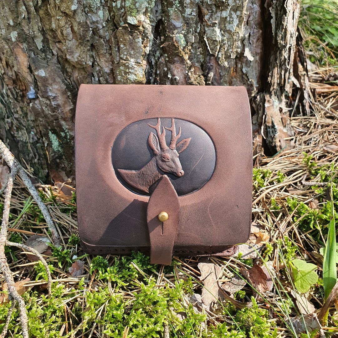 Leather Cartridge Holder, Roe Deer Ammo Pouch, Hunting Gift - Etsy