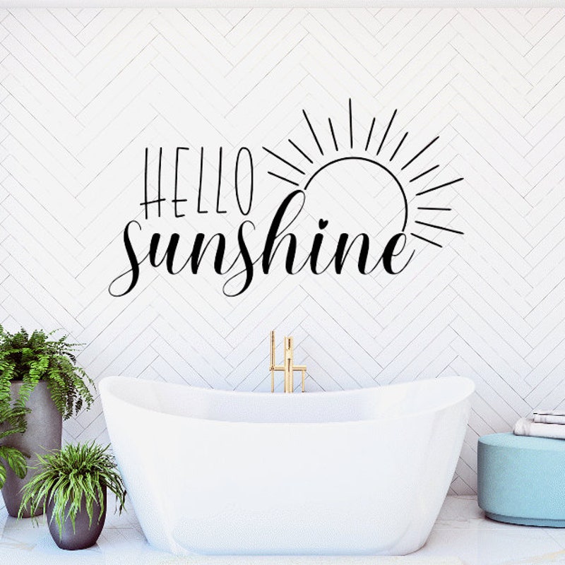 Sunshine Wall Decal - Etsy
