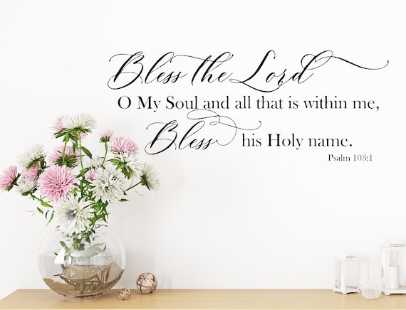 Psalm 103 Bible Wall Decals
