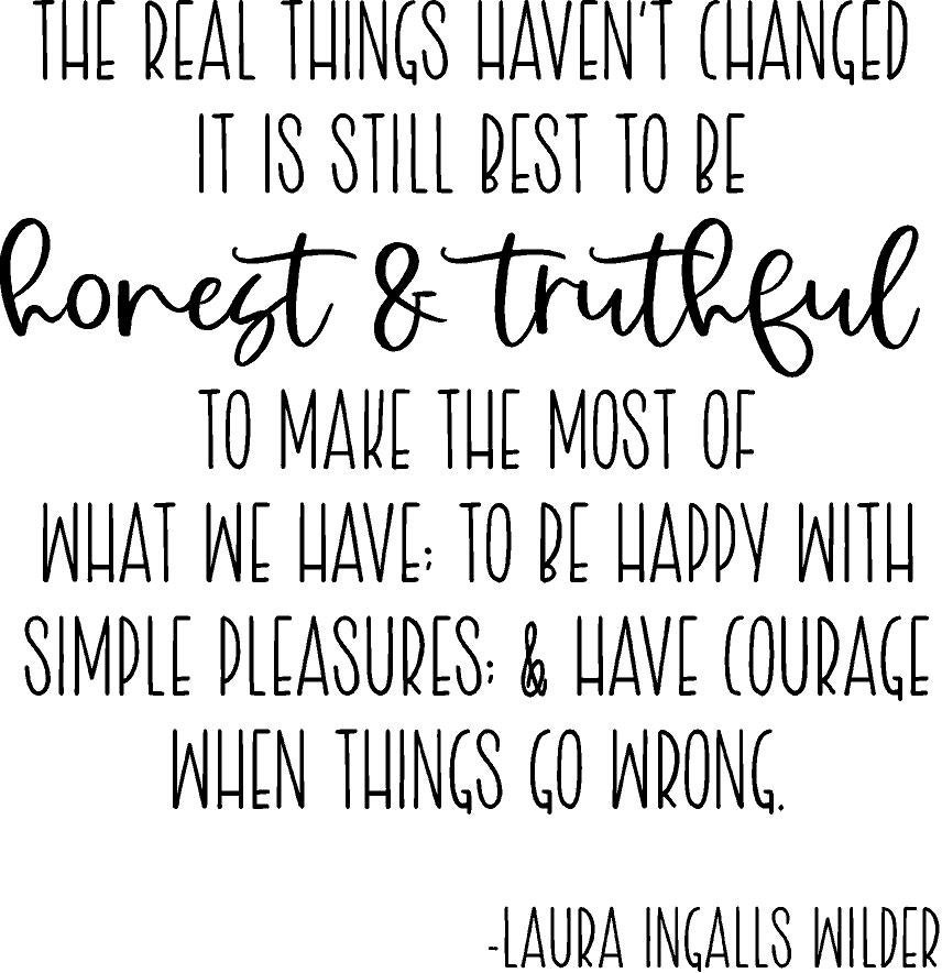 Laura Ingalls Wilder Wall Decal Sticker - Etsy