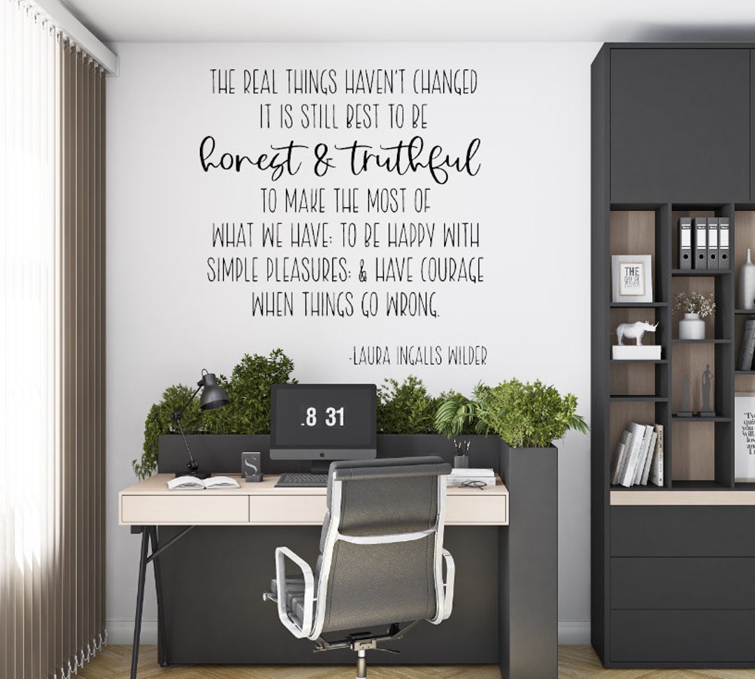 Laura Ingalls Wilder Wall Decal Sticker - Etsy