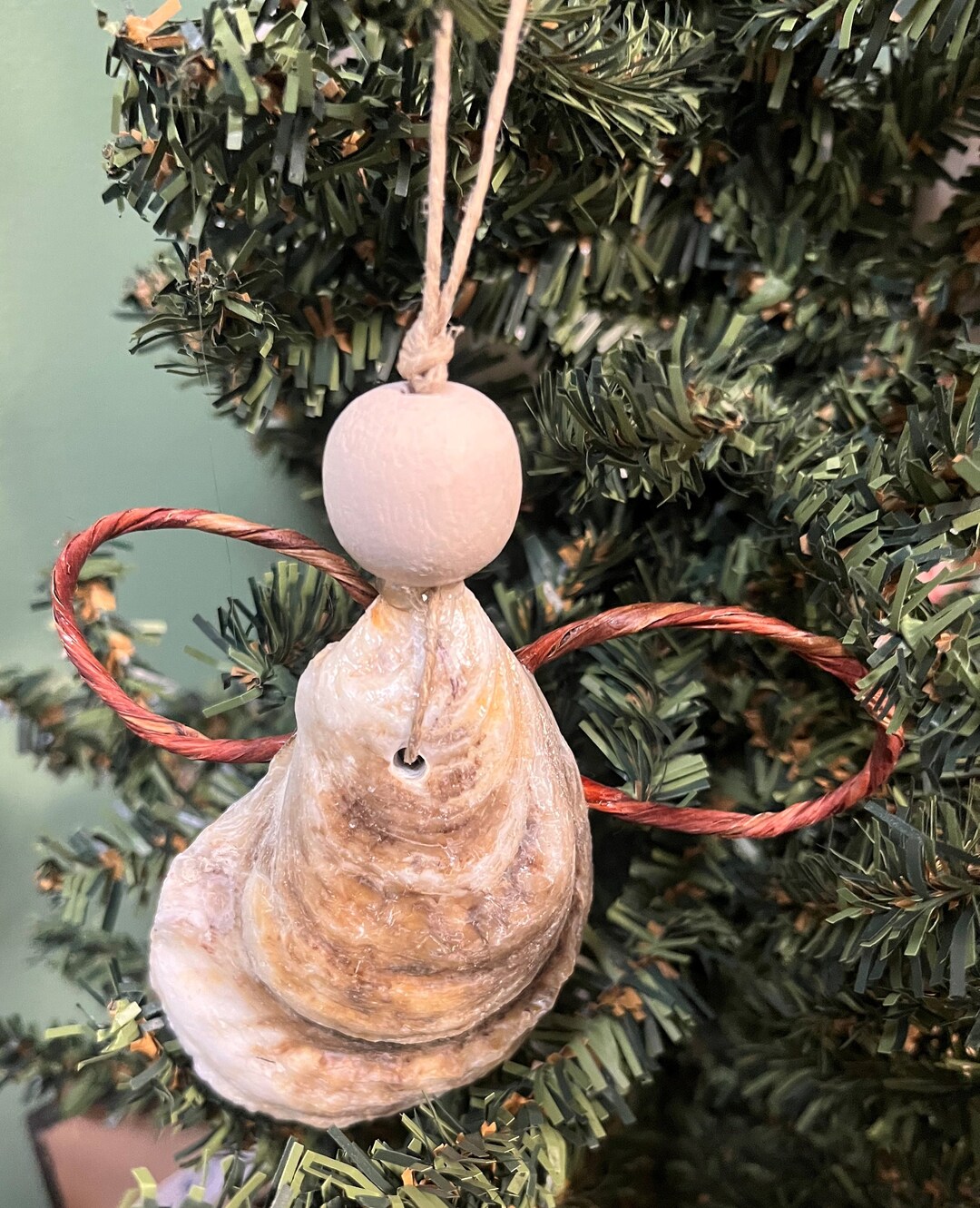 Oyster Shell Angel Ornament - Etsy