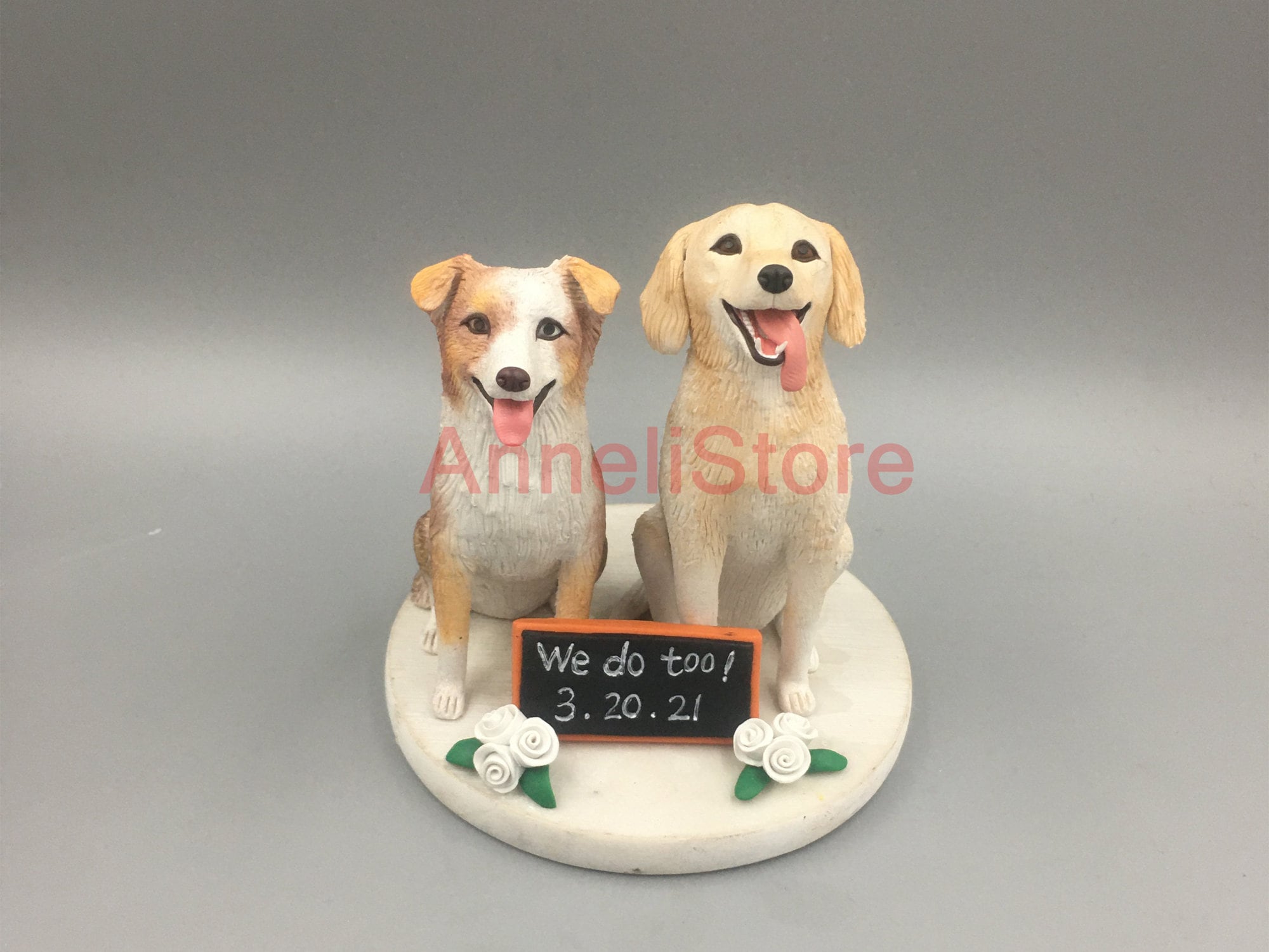 Personalized Custom Pets Pets Wedding Cake Topper Dog Cake - Etsy