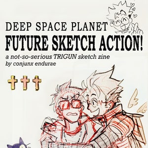 PREORDER Deep Space Action Trigun Sketch Zine - Etsy