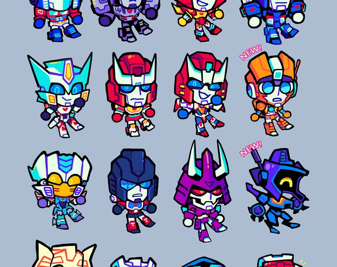 TF MTMTE TFA Starscream Sticker Sheets - Etsy