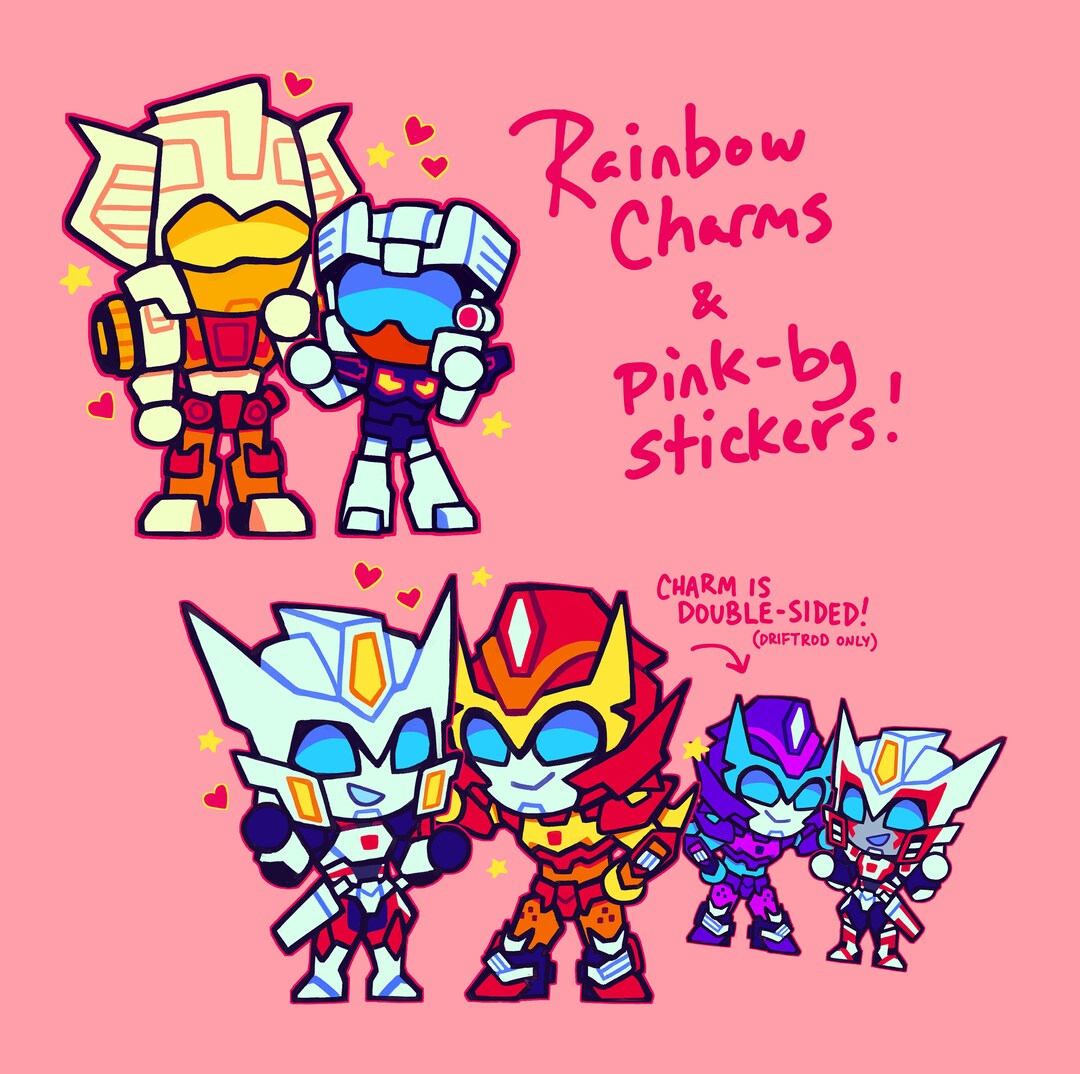 PREORDER TF Conjunx Endurae Charms + Stickers - Etsy