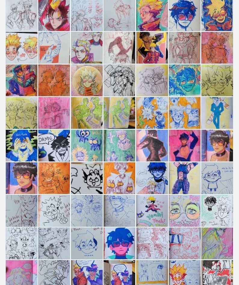 PREORDER Deep Space Action Trigun Sketch Zine - Etsy