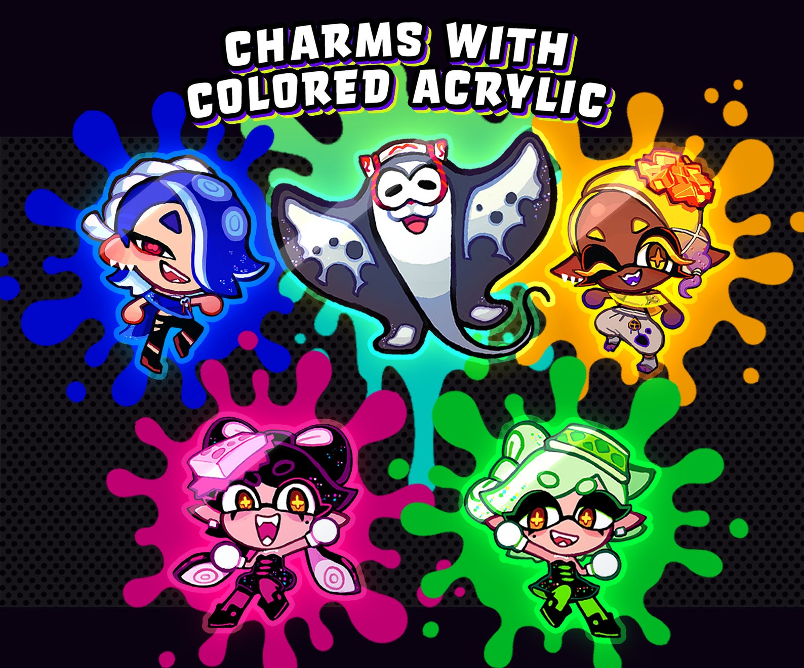 PREORDER Splatoon Idol Charms - Etsy
