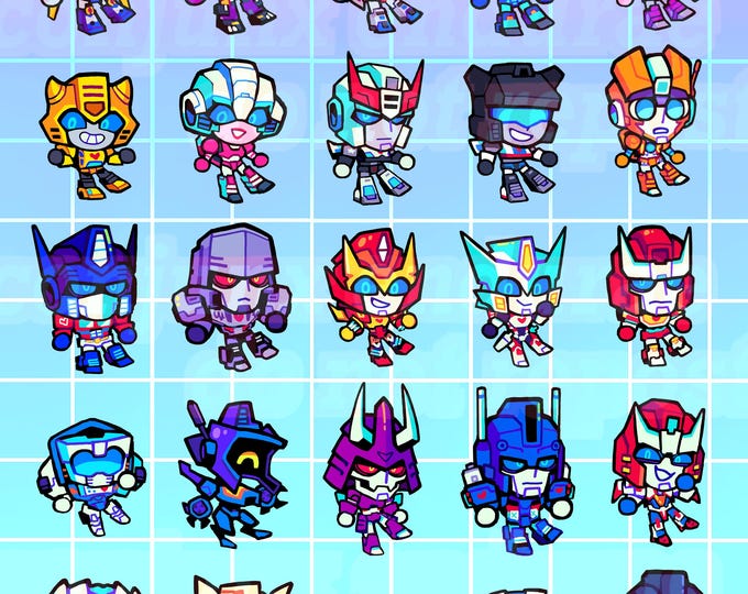 PREORDER Bite-size Bots Mini Charms - Etsy