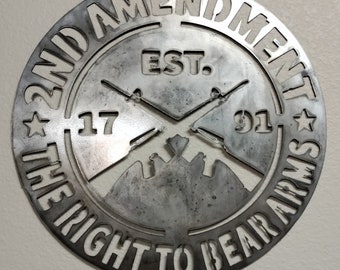 Right to Bear Arms Sign - Etsy