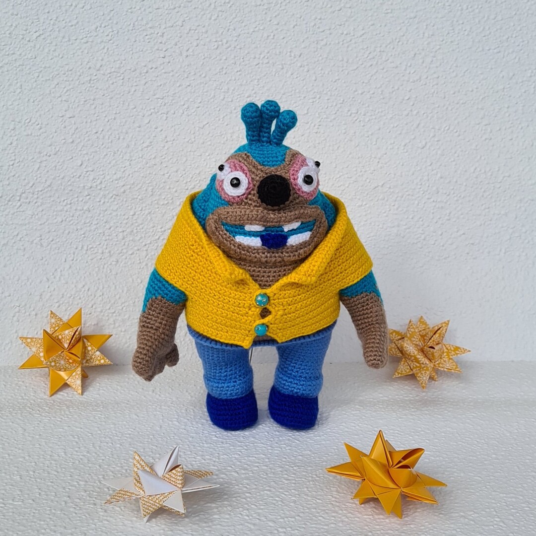 Jumba Jookiba Figure Crocheted Lilo and Stitch Dr. Jumba Jookiba - Etsy