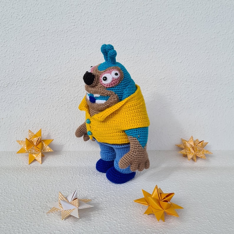 Jumba Jookiba Figure Crocheted Lilo and Stitch Dr. Jumba Jookiba - Etsy