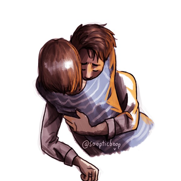 Hug Art Print - Etsy UK