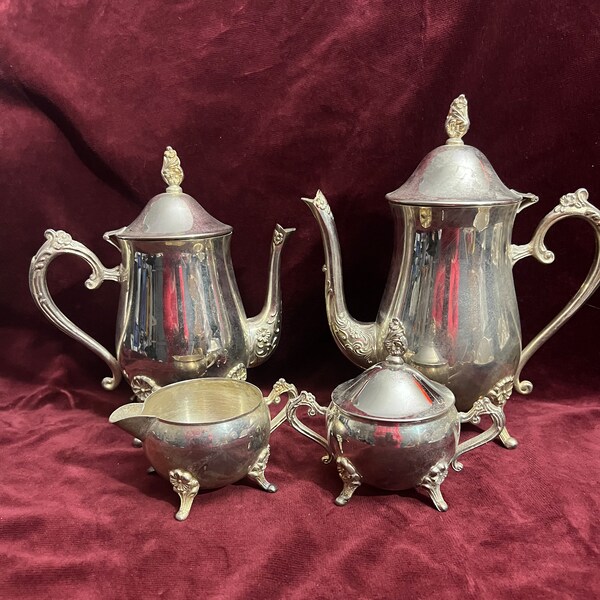 Silver Tea Set - Etsy