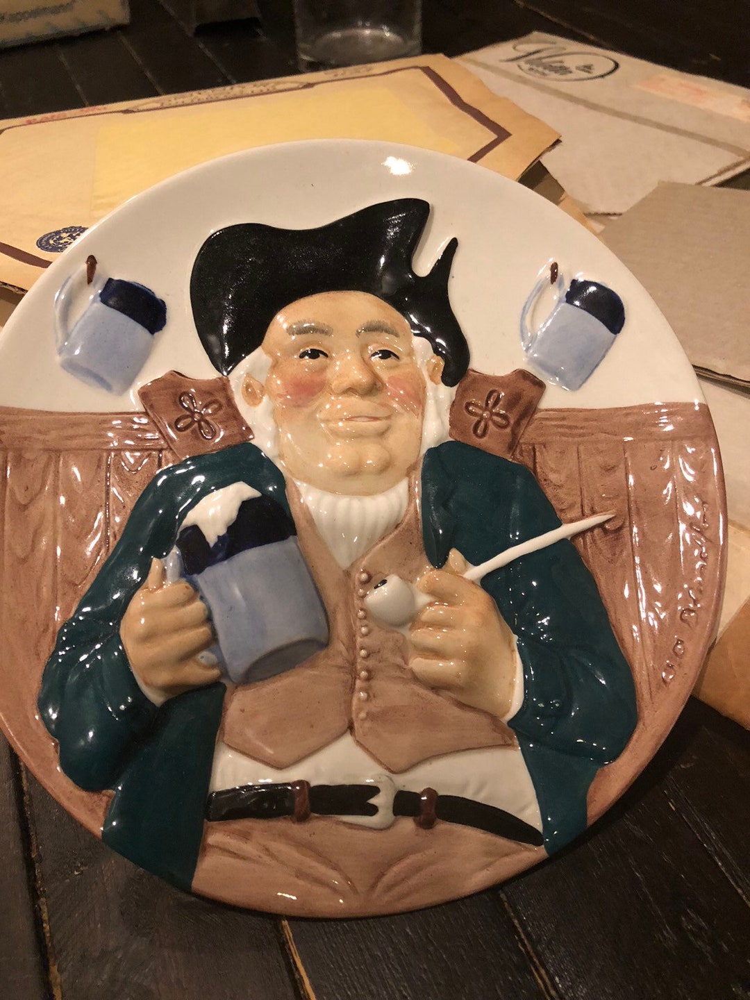 Toby Fillpot Collector Plate - Etsy