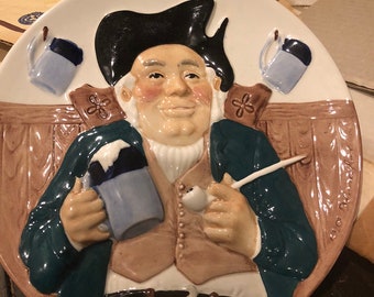 Vintage Toby Fillpot Collector Plate - Etsy