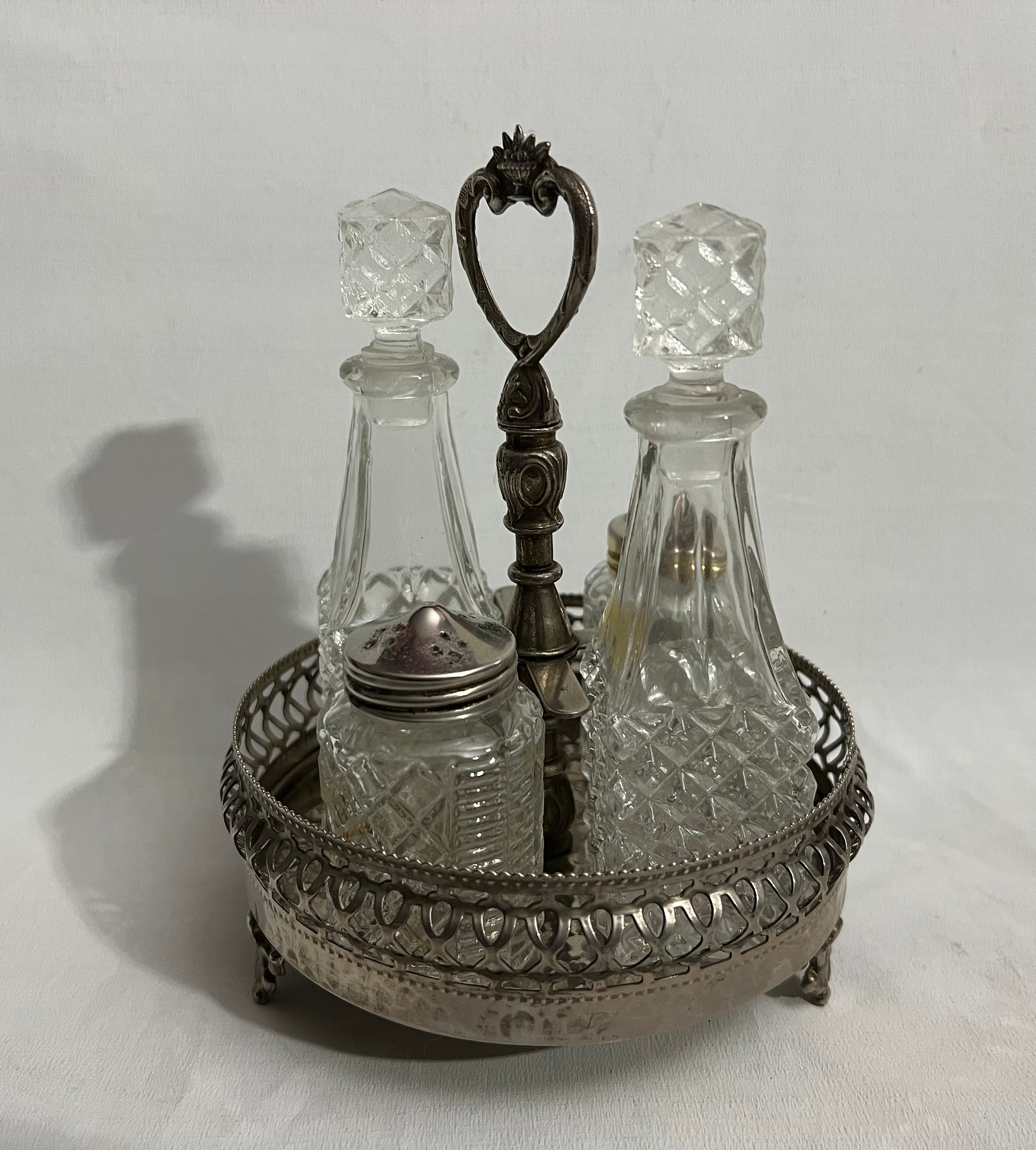 Antique Victorian Style Cruet Set - Etsy