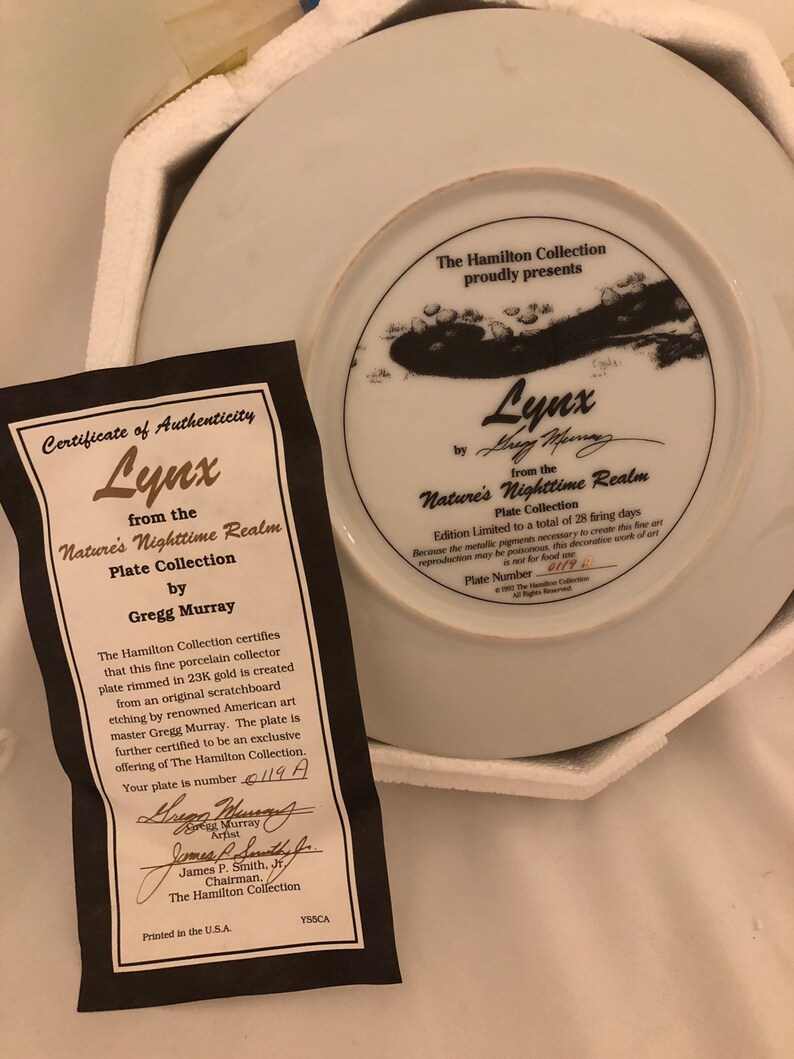 Placa colectora LYNX by Gregg Murray - Etsy México