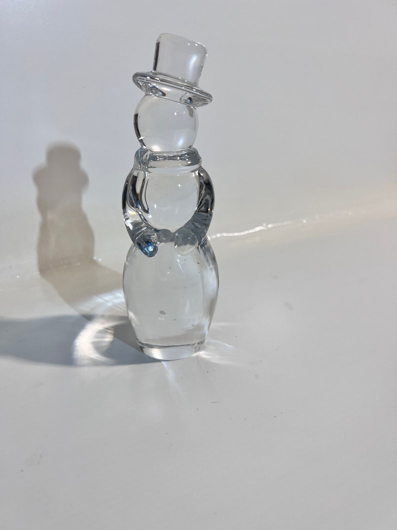 Glass Snowman - Etsy