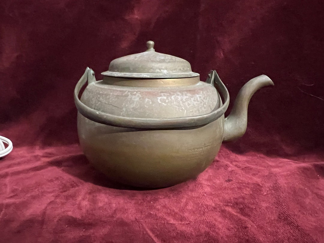Antique British Brass Tea/coffee Pot From 1859 - Etsy