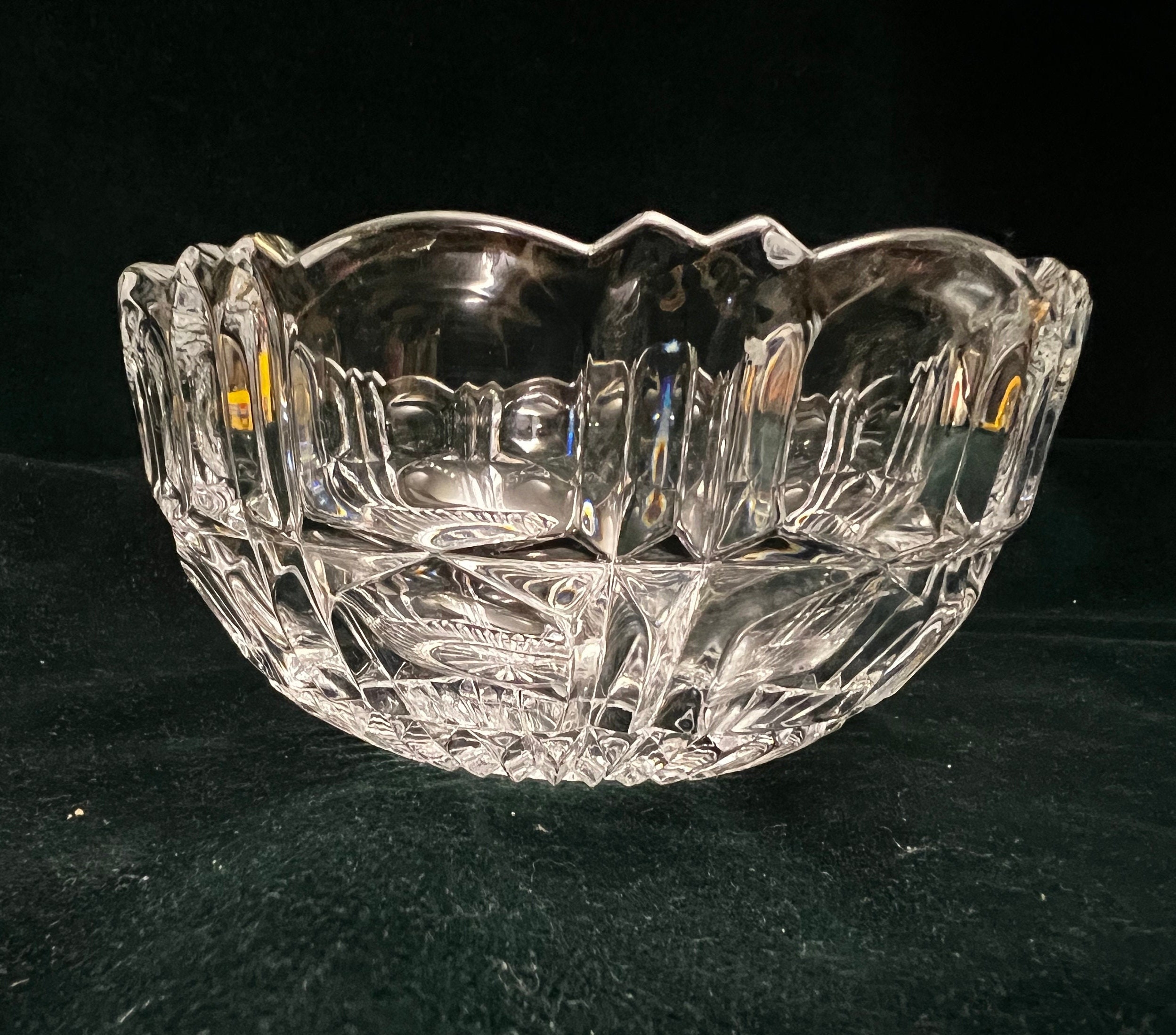 Hoya Mikasa Crystal Bowl - Etsy