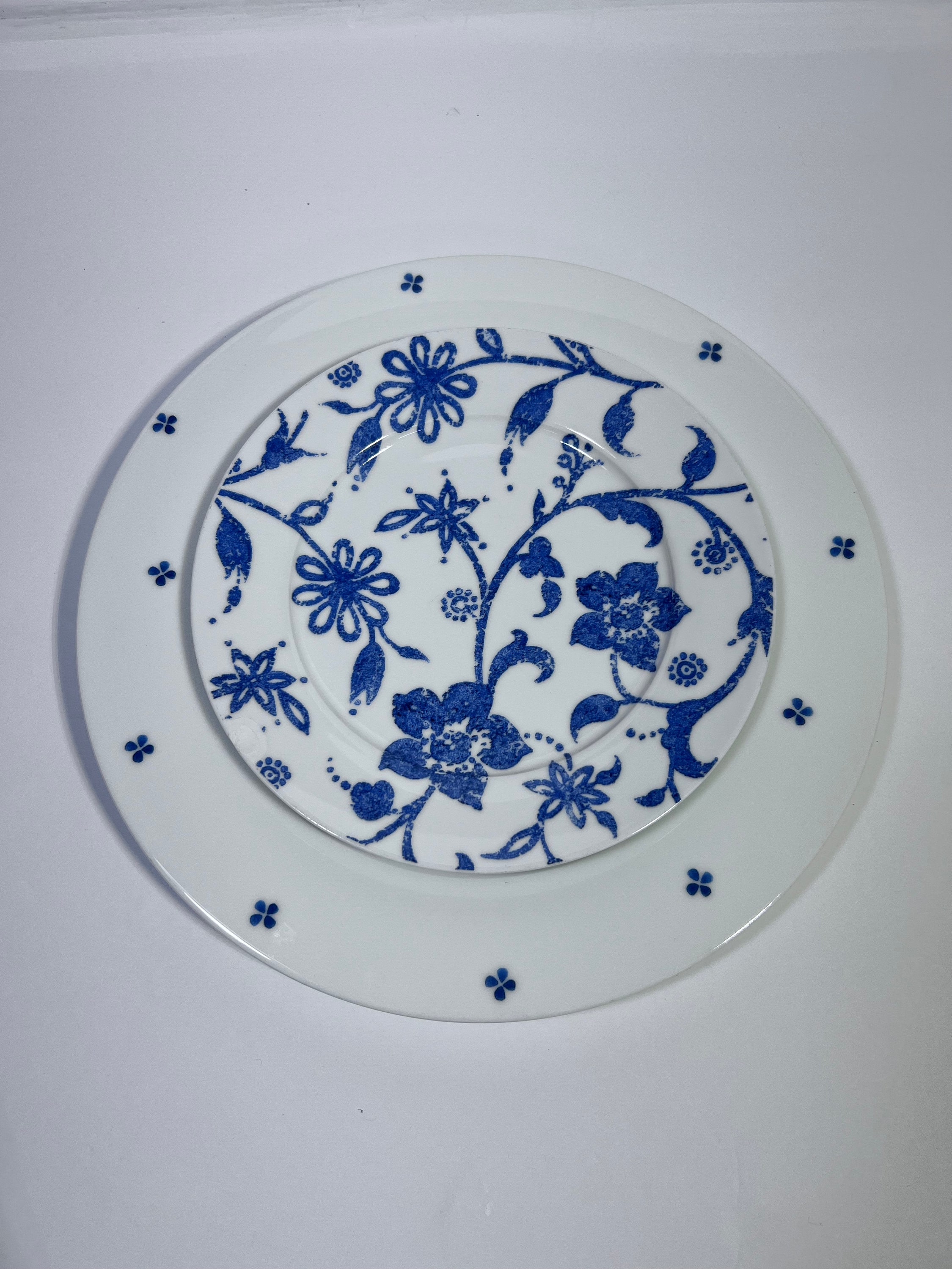 Blue Indigo by Spode Dinner and Salad Plate - Etsy