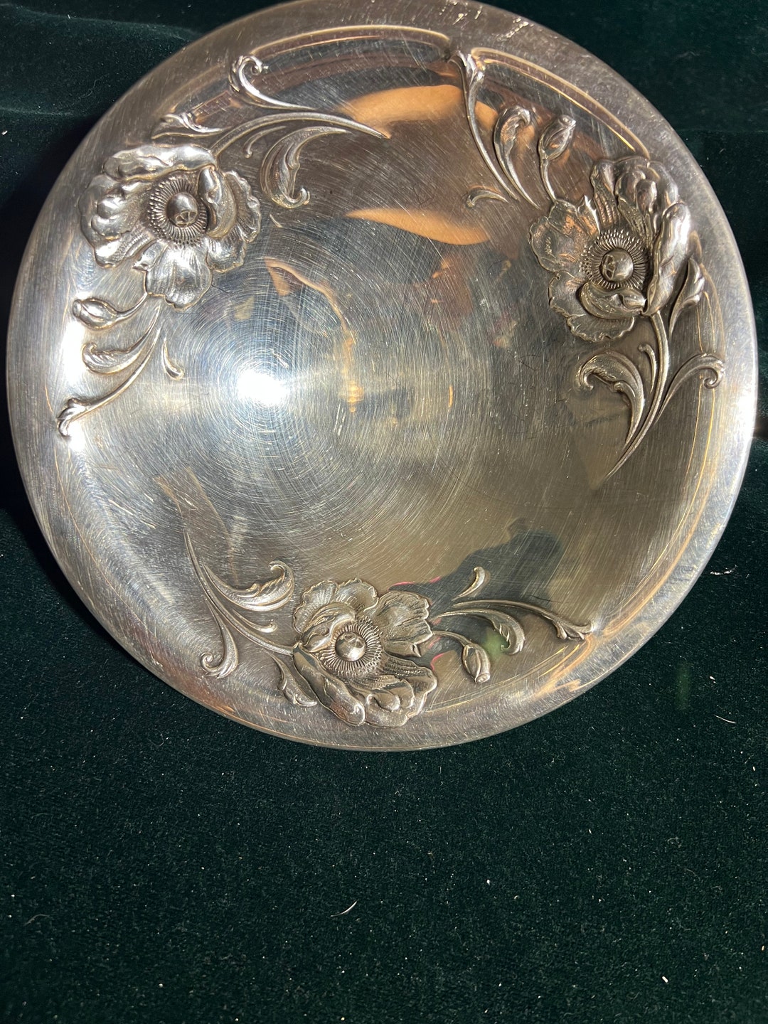 Vintage Oneida Silver Plate “gala“ Footed Bowl - Etsy