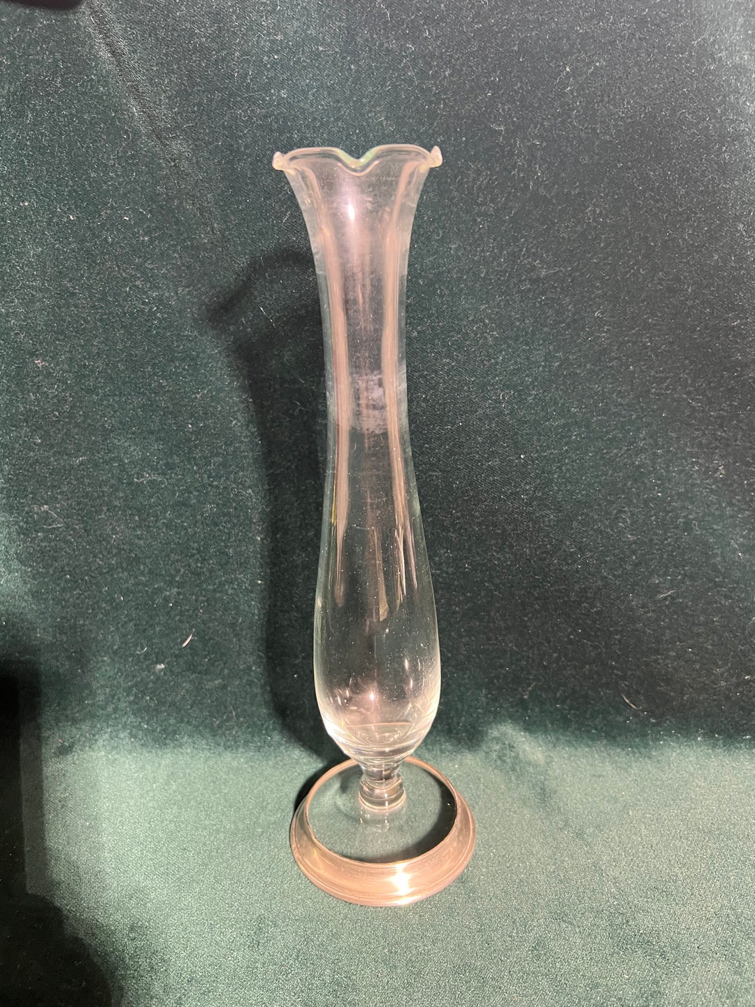 Crystal and Wallace Sterling Silver Bud Vase - Etsy