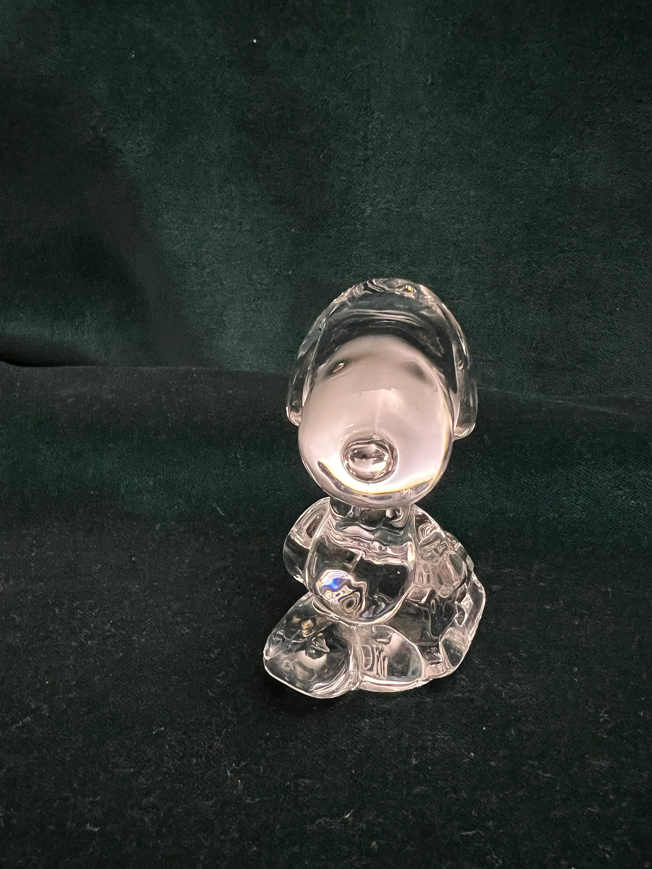 Snoopy Peanut Crystal Figurine by Waterford - Etsy