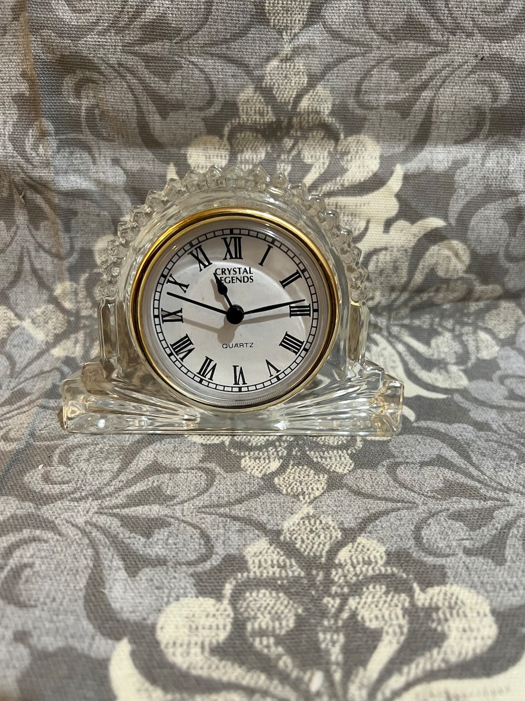 Crystal Legends Mantle Clock by Godinger - Etsy