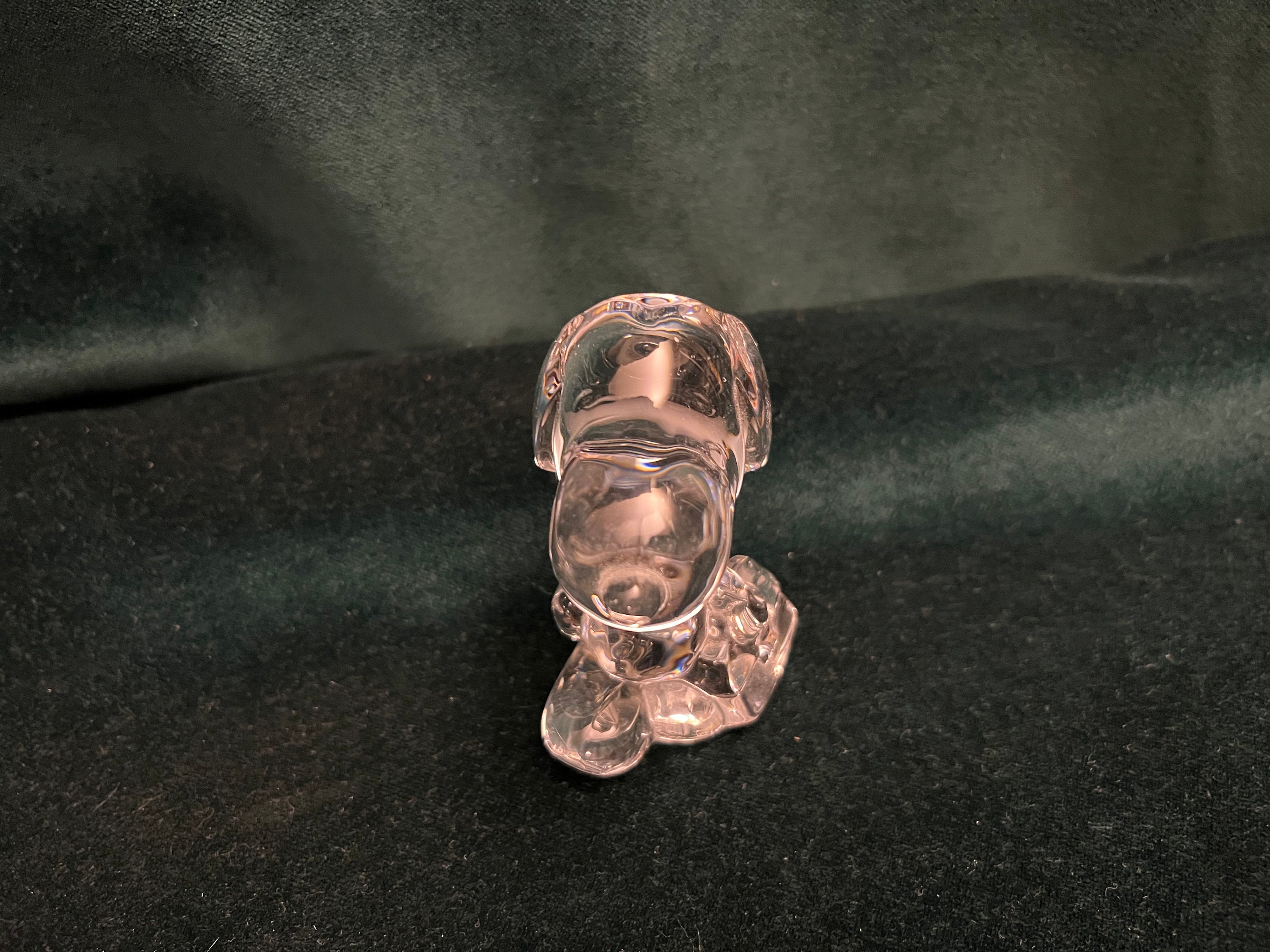 Snoopy Peanut Crystal Figurine by Waterford - Etsy