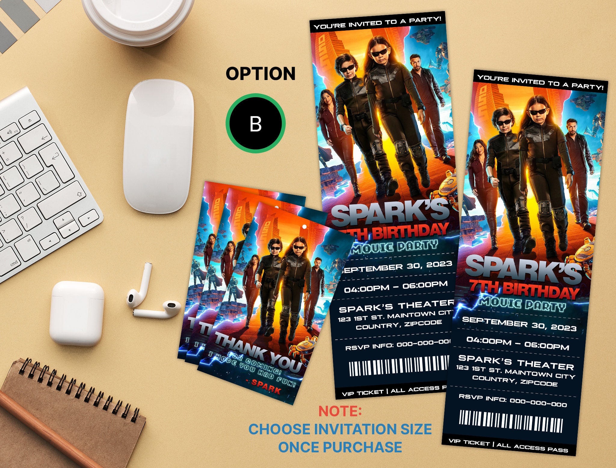 Spy Kids Armageddon Birthday Invitation, Spy Kids Armageddon Movie ...