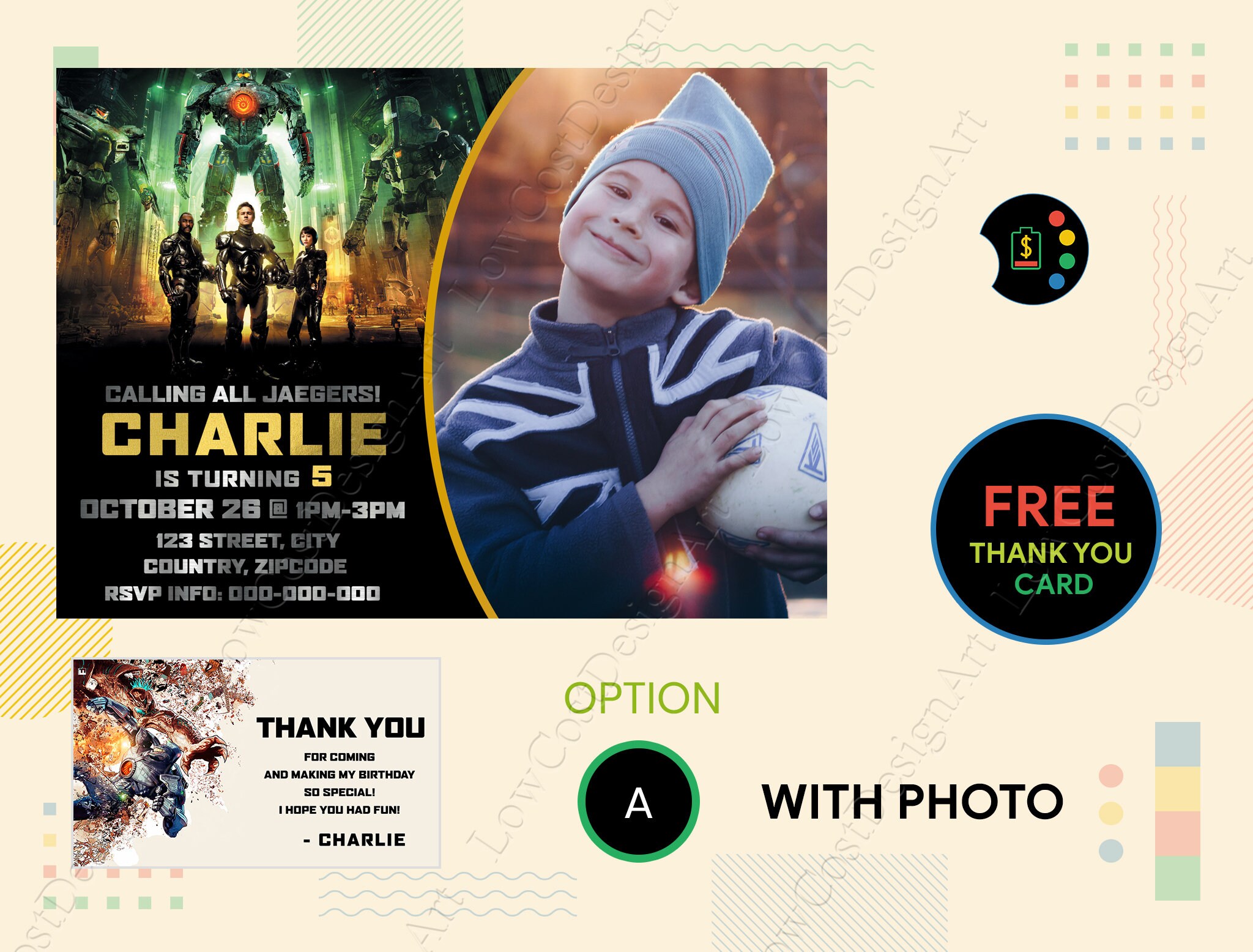 Pacific Rim Birthday Invitation Pacific Rim Invitation - Etsy