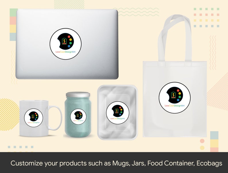 Custom Round Labels Custom Printable Round Labels Custom - Etsy