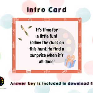 Indoor Treasure Hunt Clues, Indoor Scavenger Hunt Riddle Clues, Indoor ...