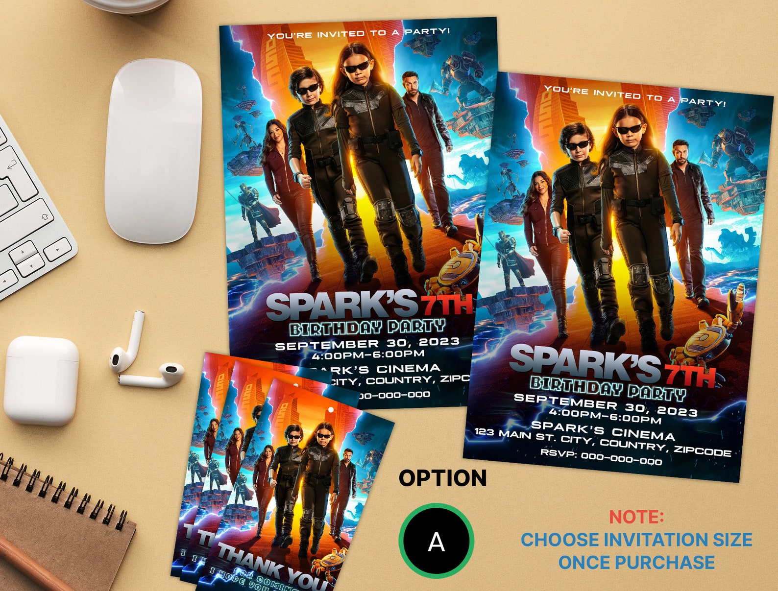 Spy Kids Armageddon Birthday Invitation, Spy Kids Armageddon Movie ...