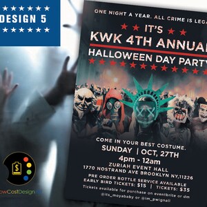The Purge Invitation, the Purge Birthday Invitation, the Purge Election ...