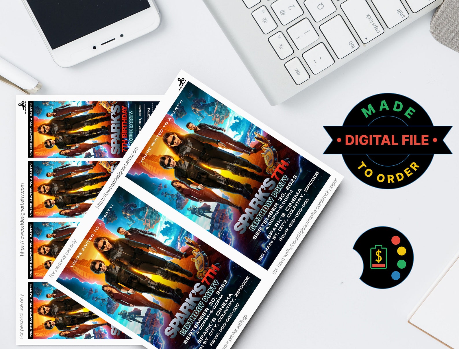 Spy Kids Armageddon Birthday Invitation, Spy Kids Armageddon Movie ...