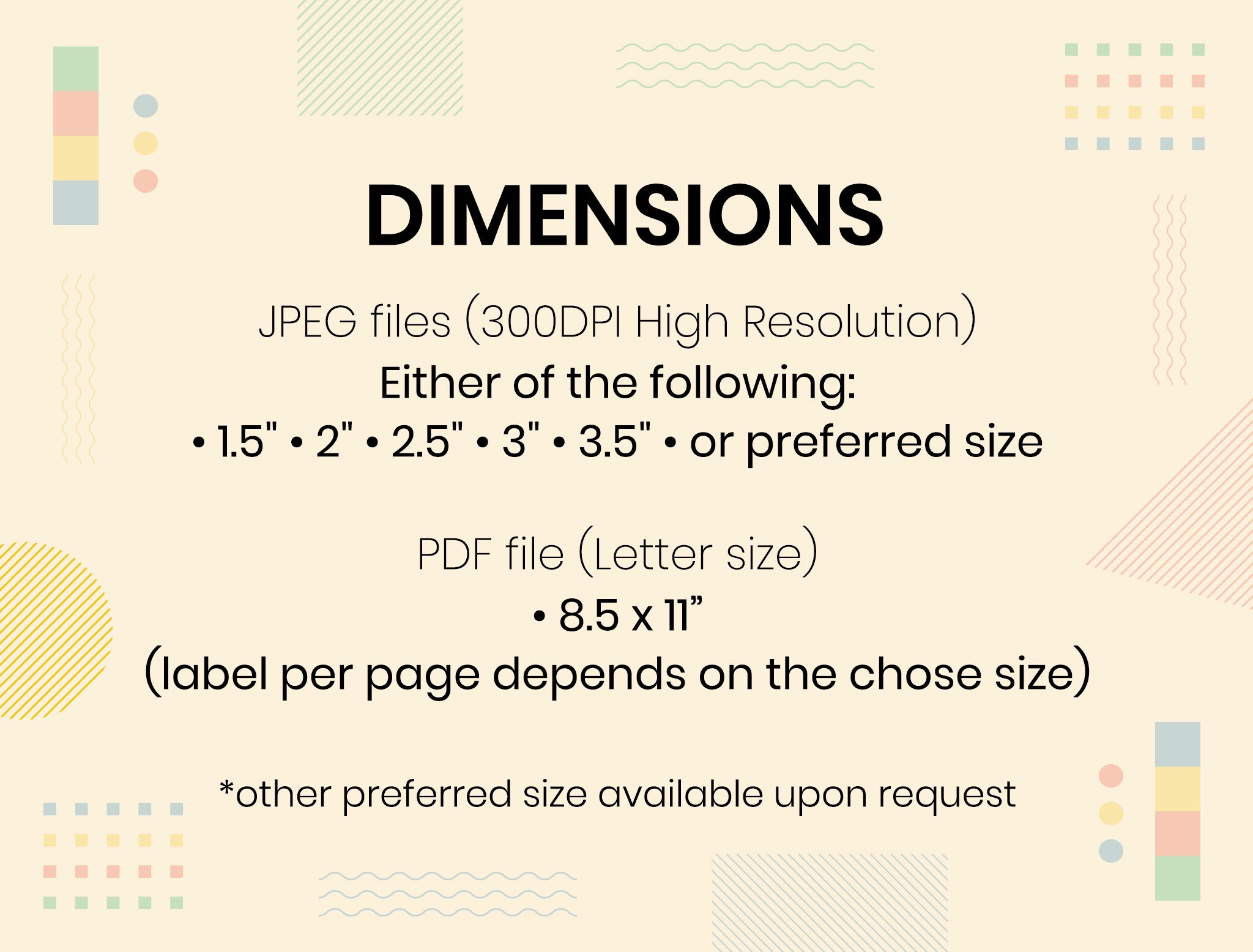 Custom Round Labels Custom Printable Round Labels Custom | Etsy UK