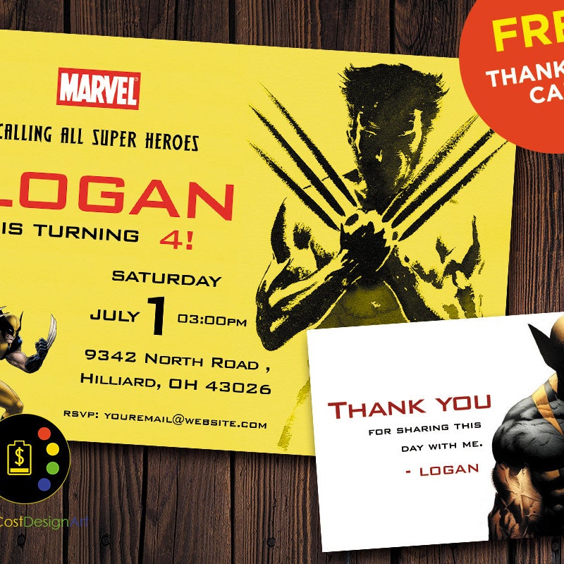 Wolverine Birthday - Etsy