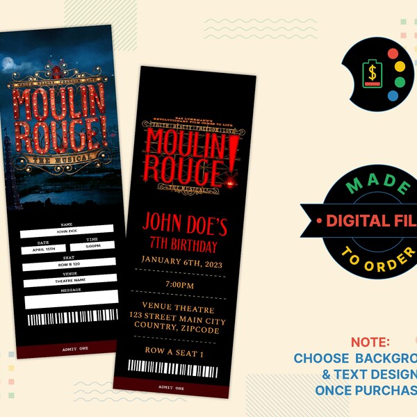 Moulin Rouge Party - Etsy