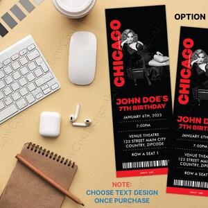 CHICAGO Broadway Musical Ticket, CHICAGO the Musical Broadway ...