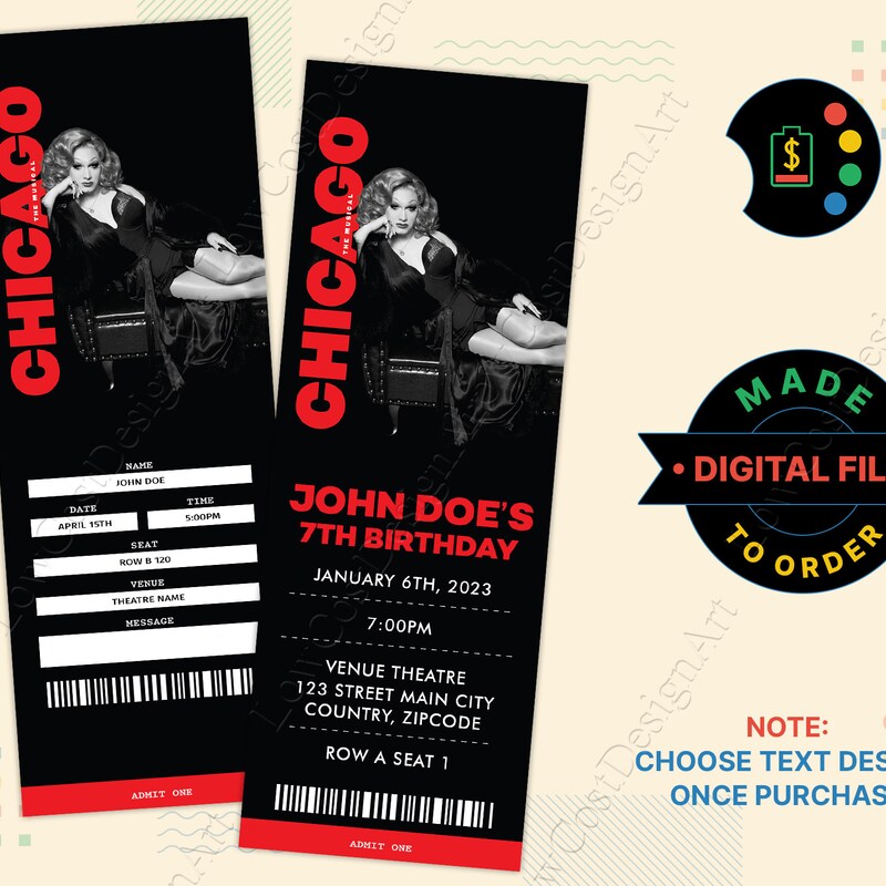 Chicago Invitation - Etsy