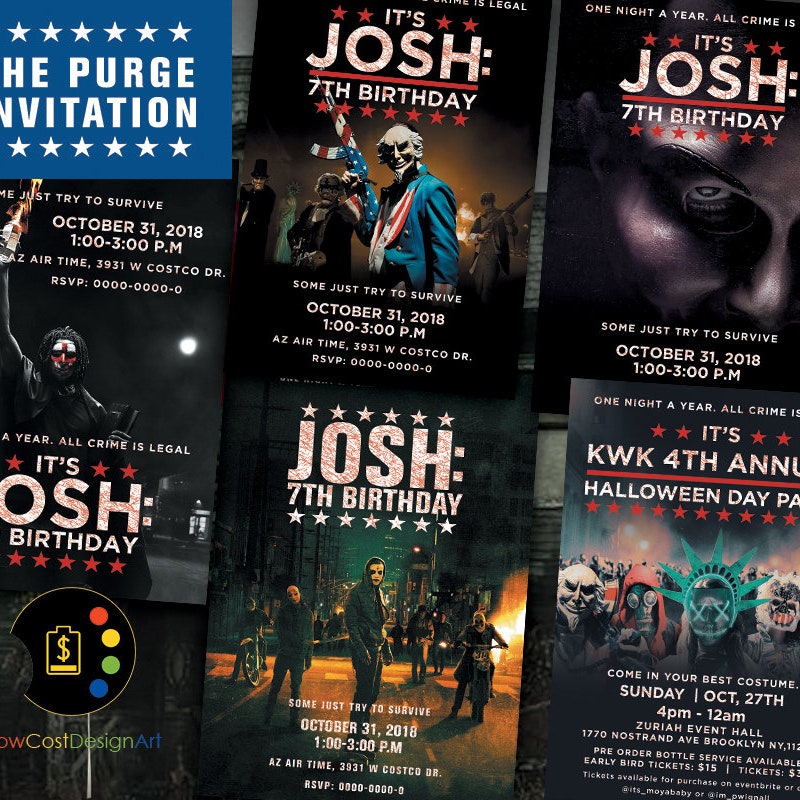 The Purge Party - Etsy