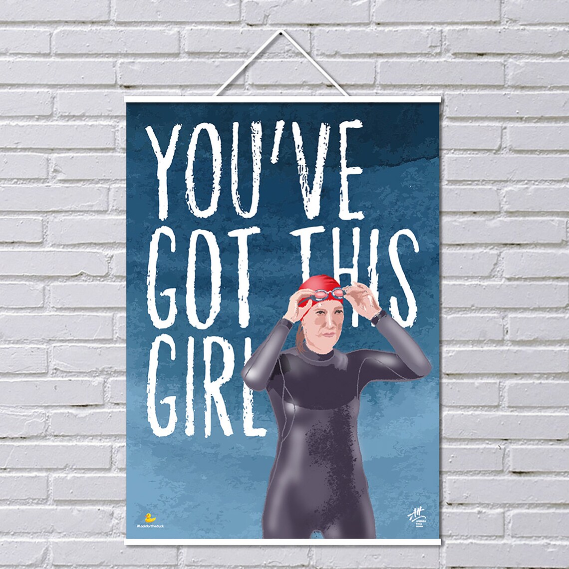 POSTER 'you've Got This Girl' With Female Athlete - Etsy UK