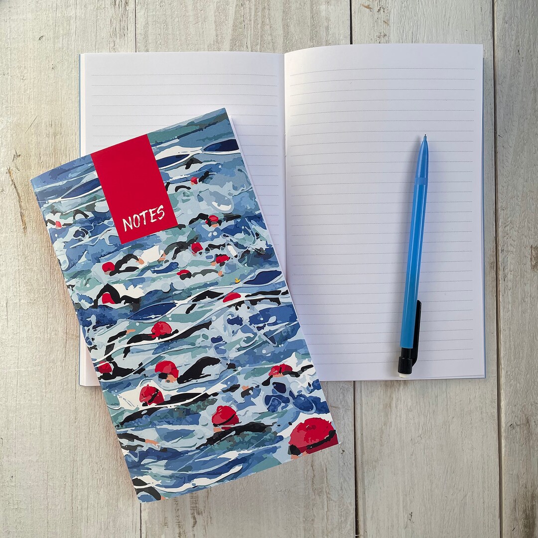 Open Water Wild Swimming Notebook Journal. 64 Pages of Lined Quality ...