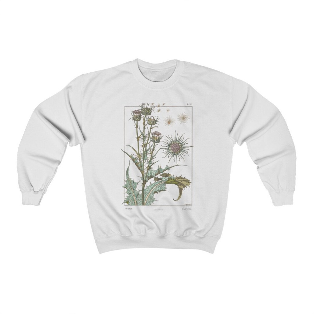 Vintage Thistle Crewneck Sweatshirt - Etsy