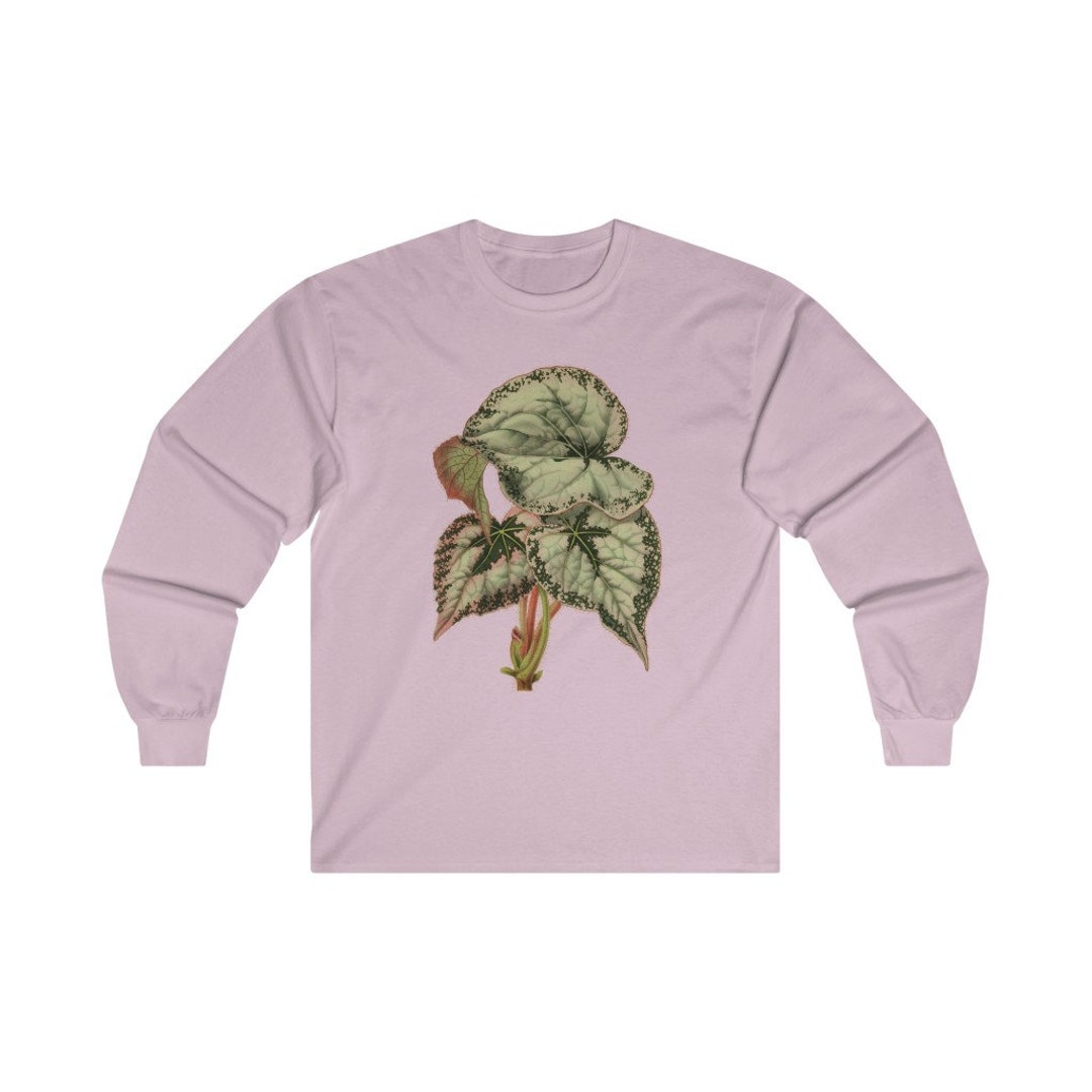 Begonia Xanthia Queen Victoria // Vintage Illustration Print Crewneck ...